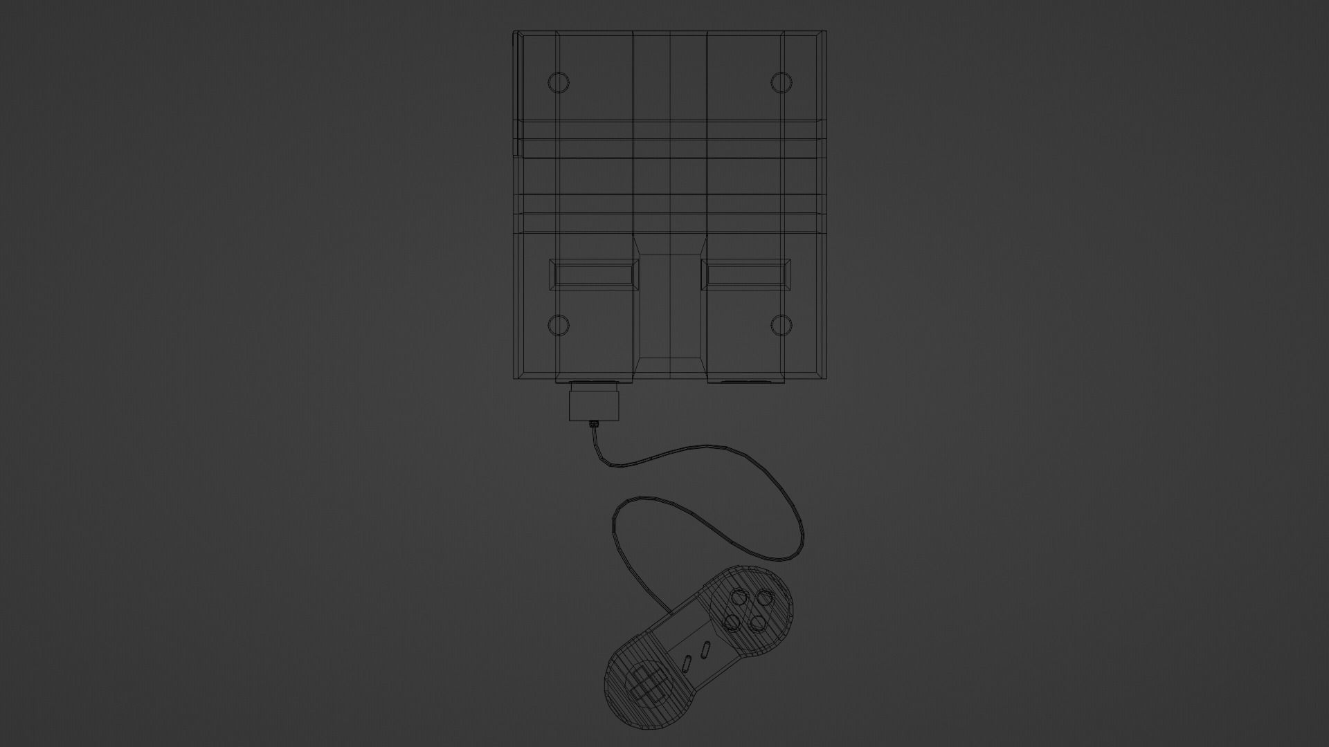 3D model Low Poly Nintendo SNES 3D Model VR / AR / low-poly | CGTrader