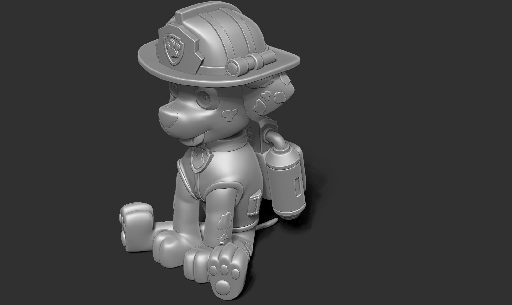Marshall - Paw Patrol Fanart 3D model 3D printable | CGTrader