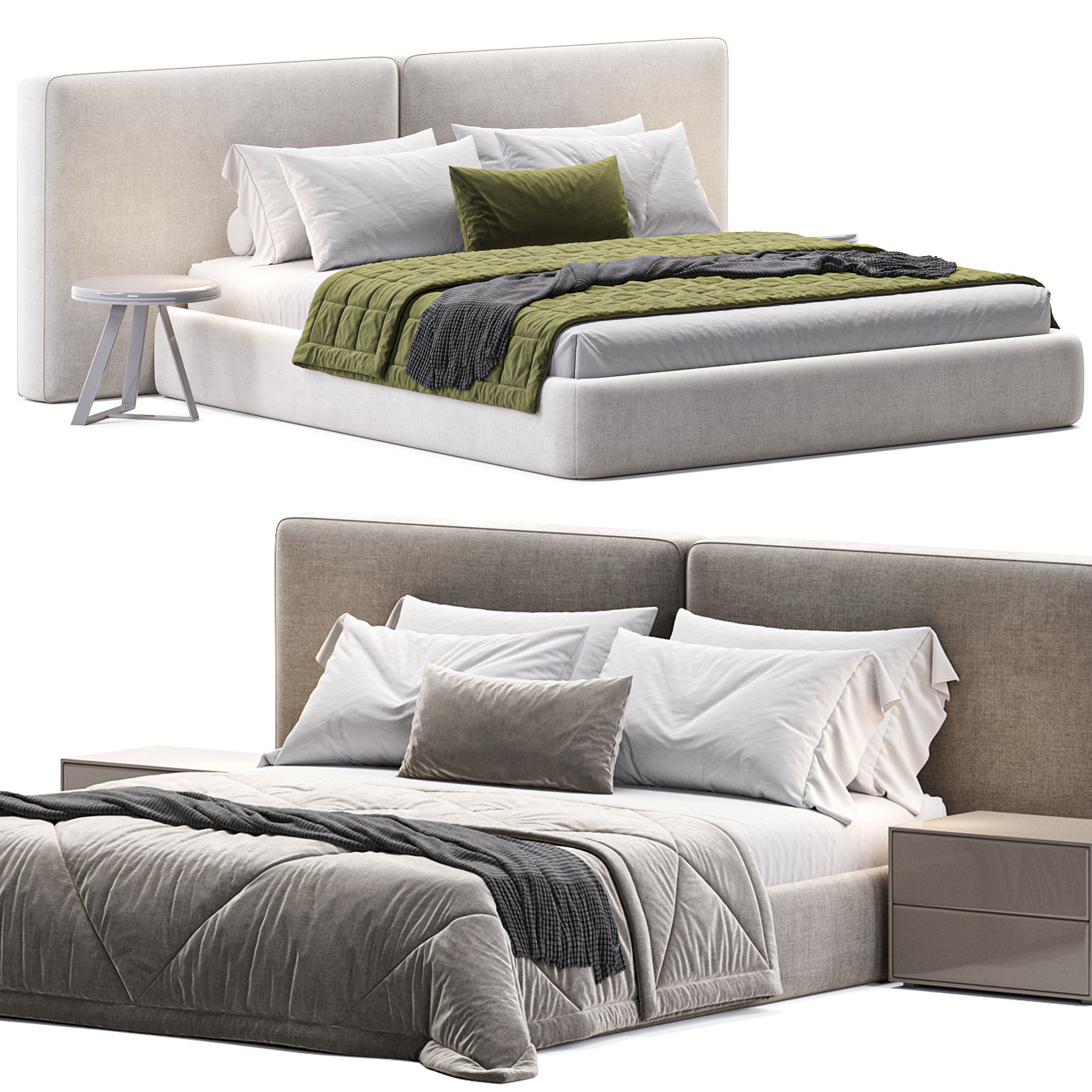 3D model Loca Long Bed VR / AR / low-poly | CGTrader
