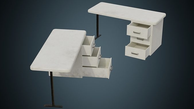 3D model Desk 2B VR / AR / low-poly | CGTrader