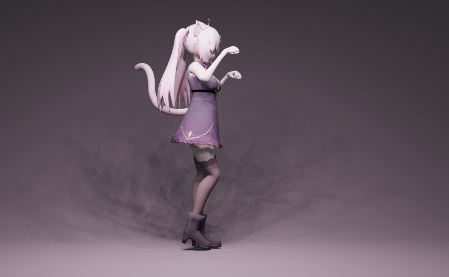 Anime Character - Nyatasha Nyanners 3D model | CGTrader