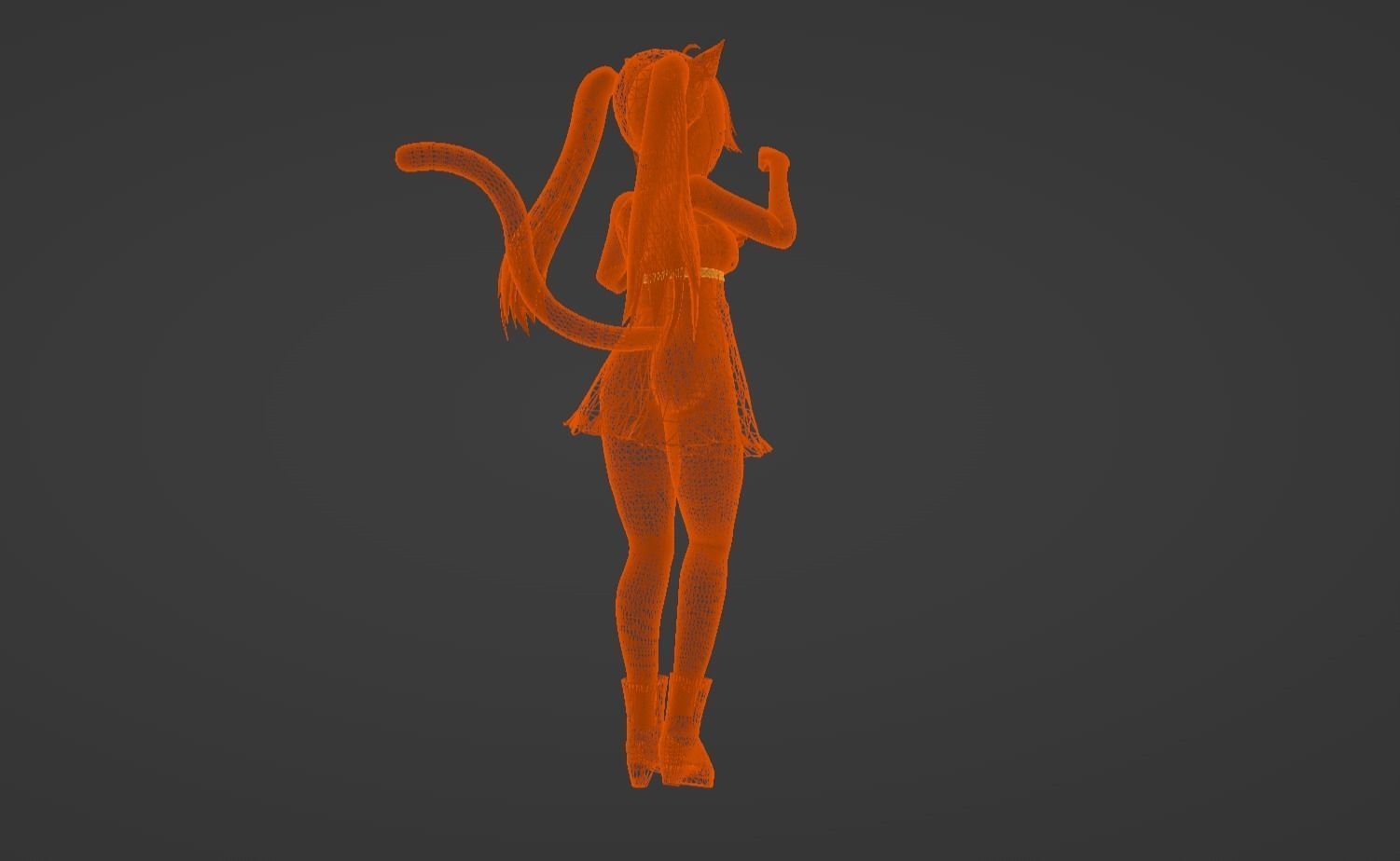 Anime Character - Nyatasha Nyanners 3D model | CGTrader