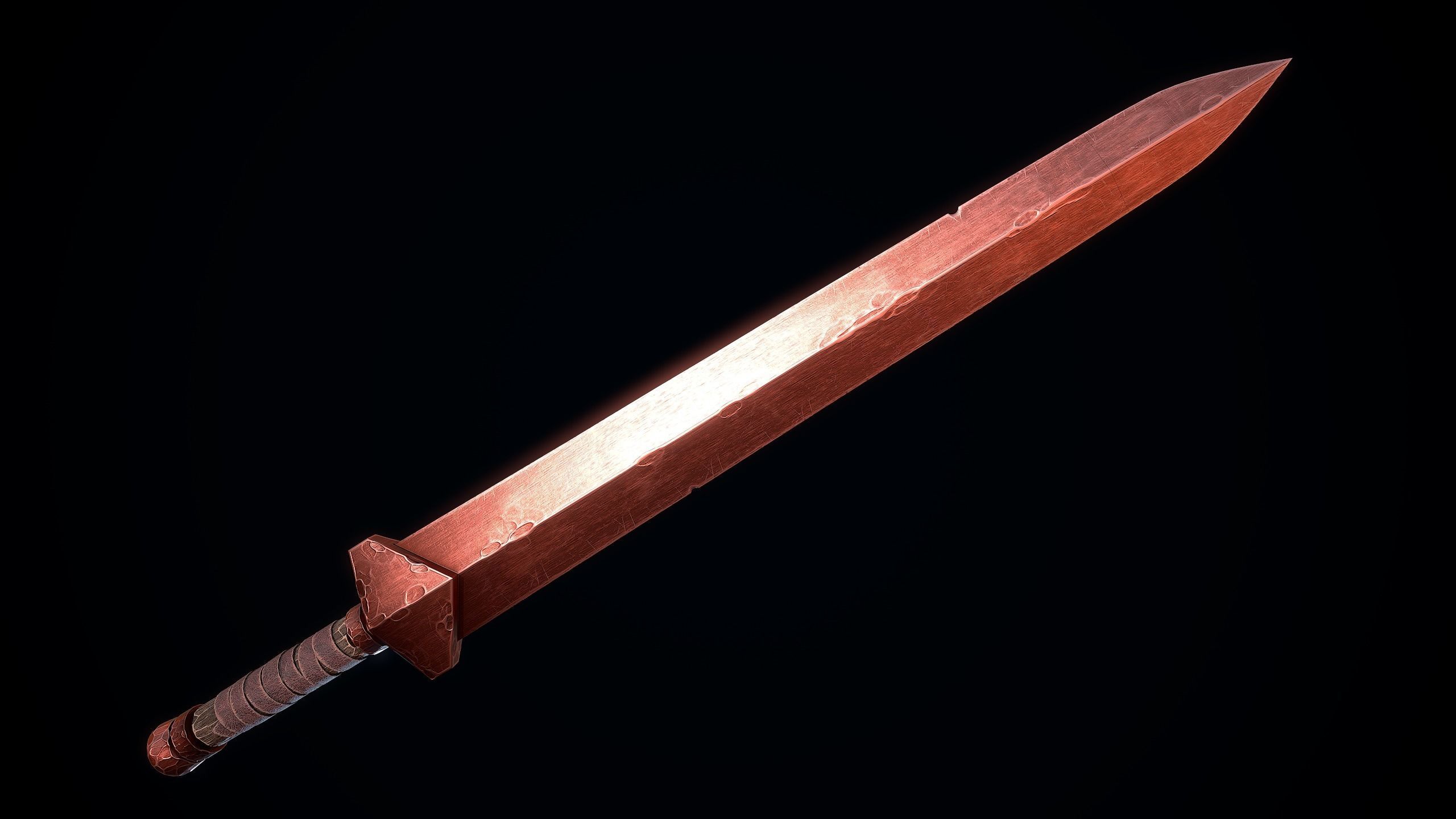 3D model Short Copper Sword VR / AR / low-poly | CGTrader