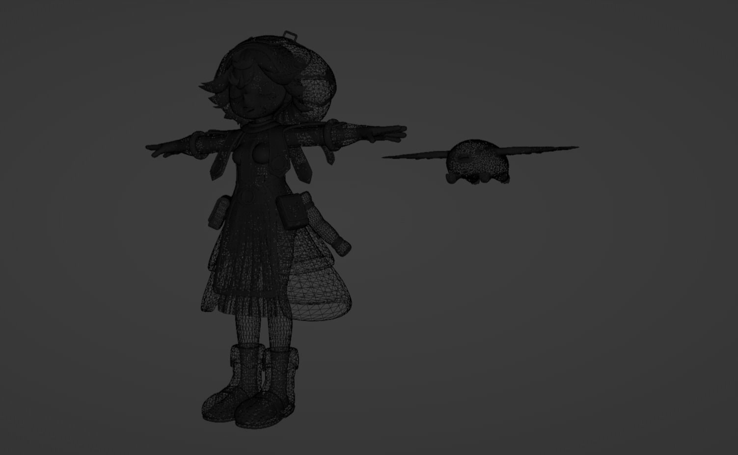 Anime Character - Prushka 3D model | CGTrader