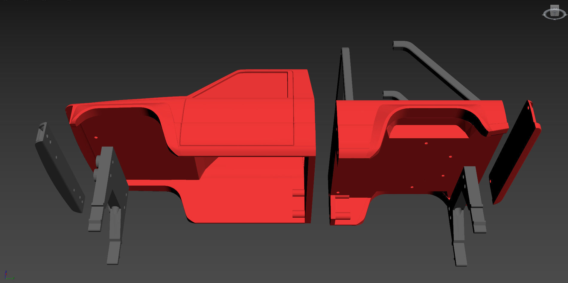 HILUX BODY RC PRINTABLE CAR BODY 3D model 3D printable | CGTrader