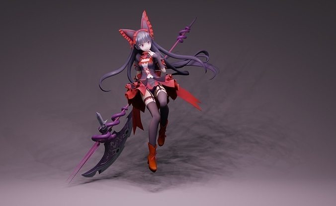 Anime Character - Rory Mercury 3D model | CGTrader