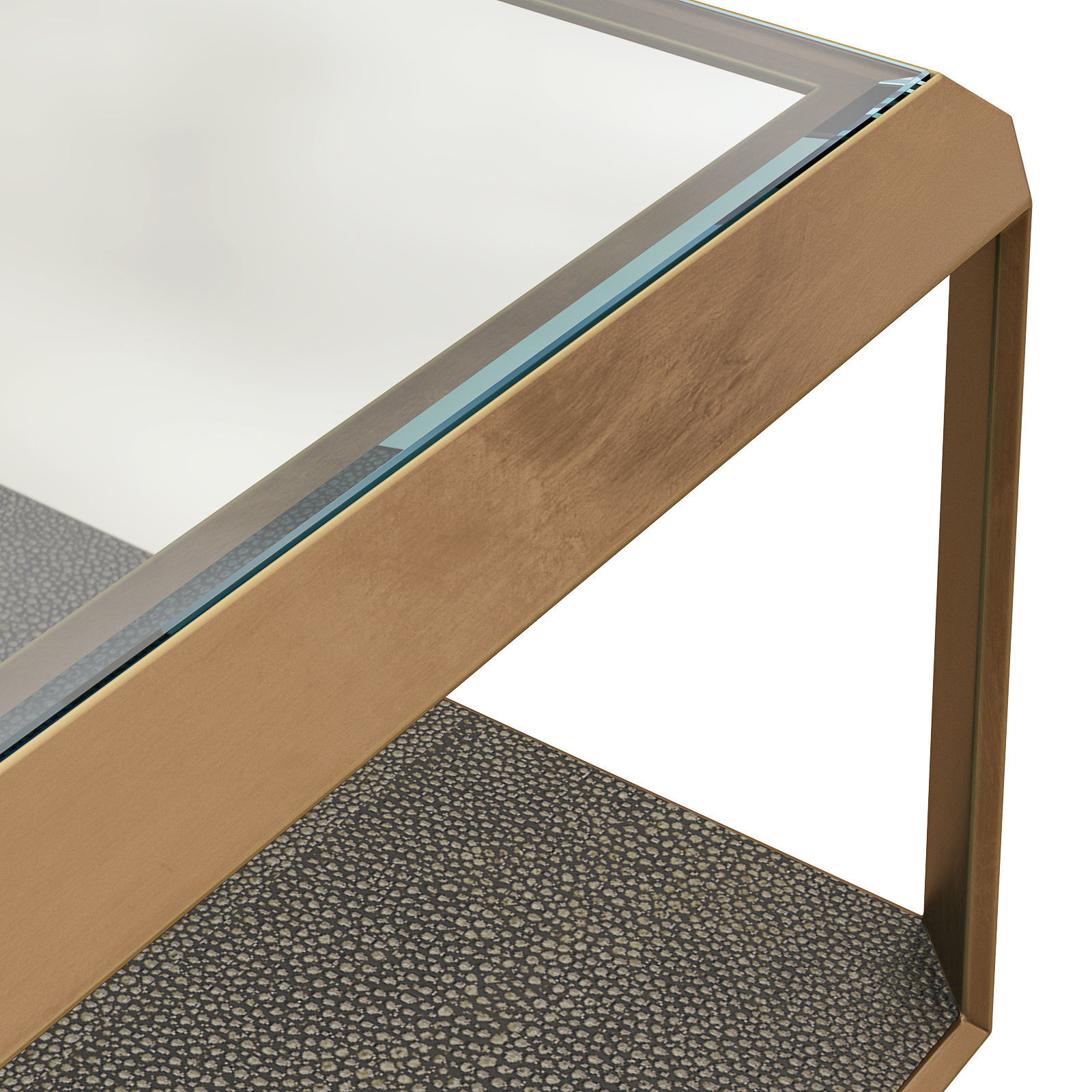 3D model Coco Republic Max Glass console side table and coffee tables VR / AR / low-poly | CGTrader