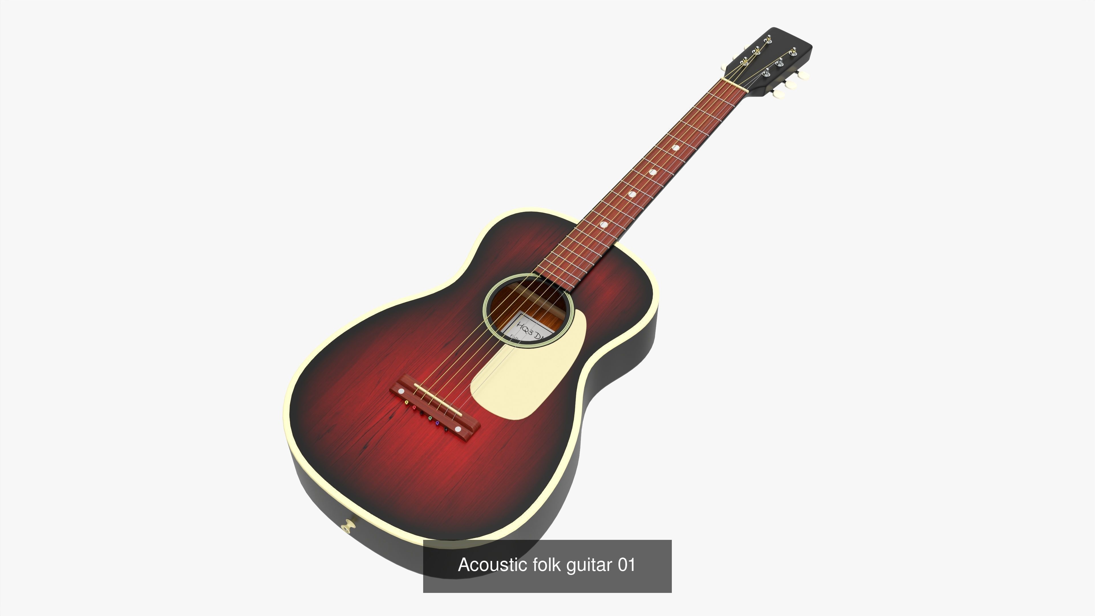 String musical instrument pack 02 3D Model Collection | CGTrader