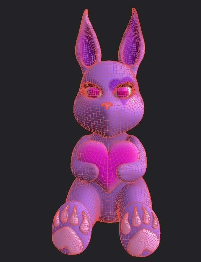 3D model Bunny VR / AR / low-poly | CGTrader