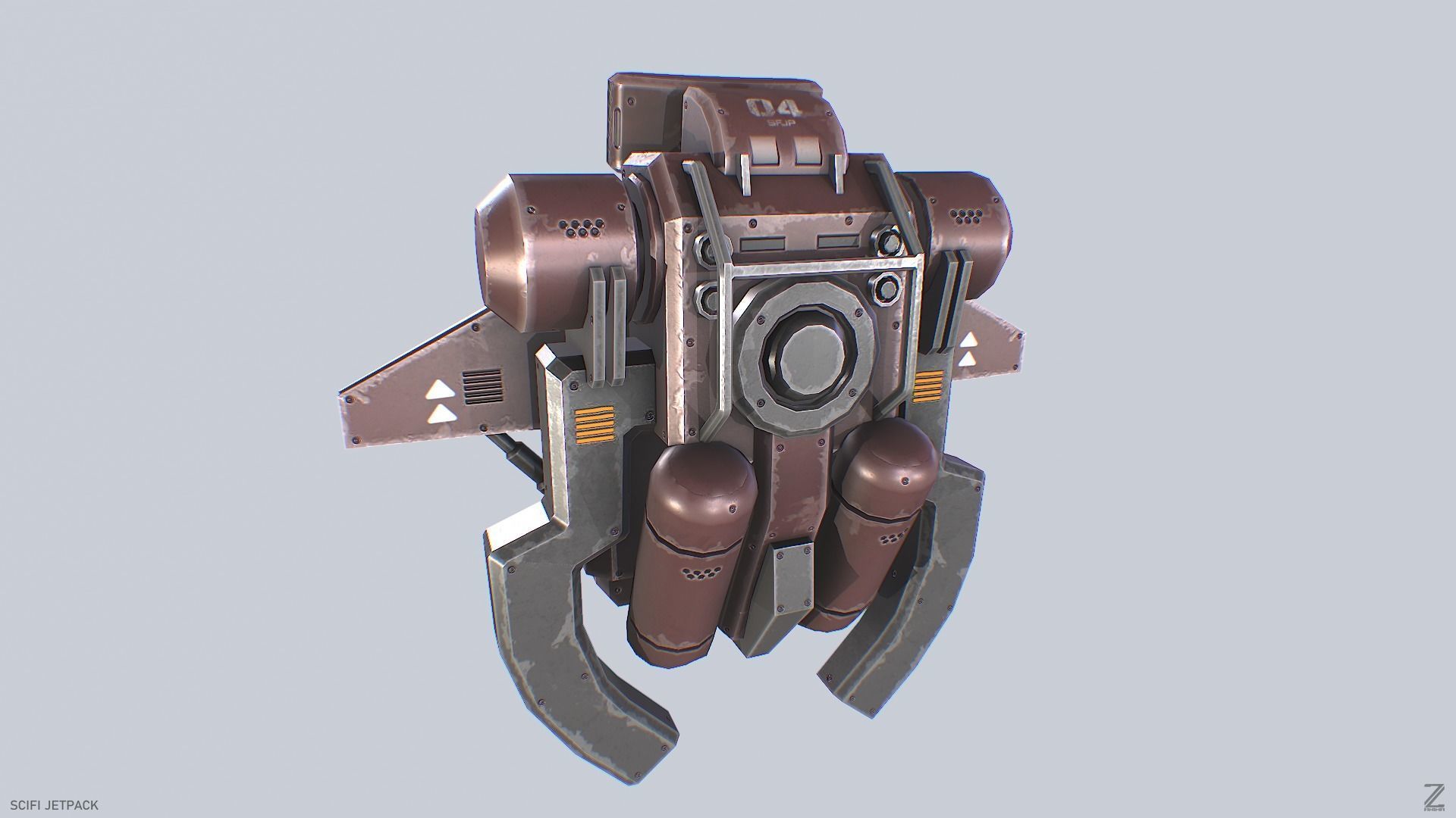 3D model Scifi Jetpack VR / AR / low-poly | CGTrader