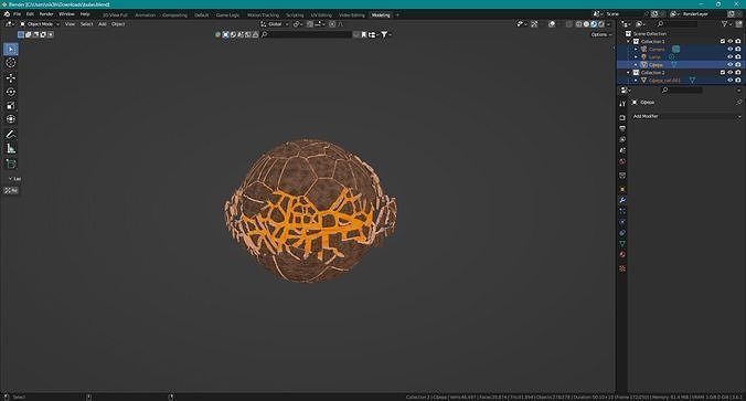 Bulan free 3D model | CGTrader