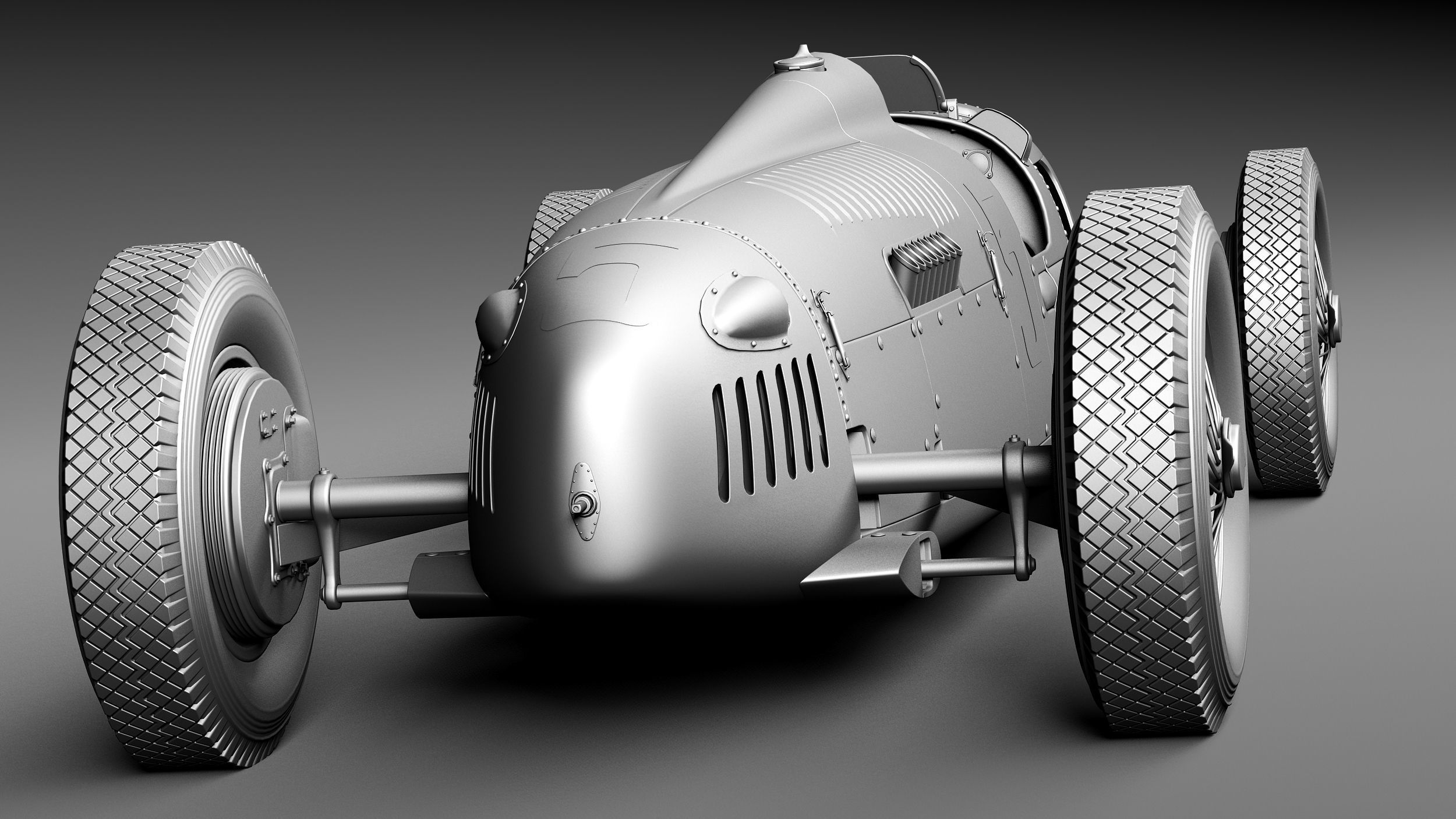 Auto Union Type C 1936 3D model | CGTrader