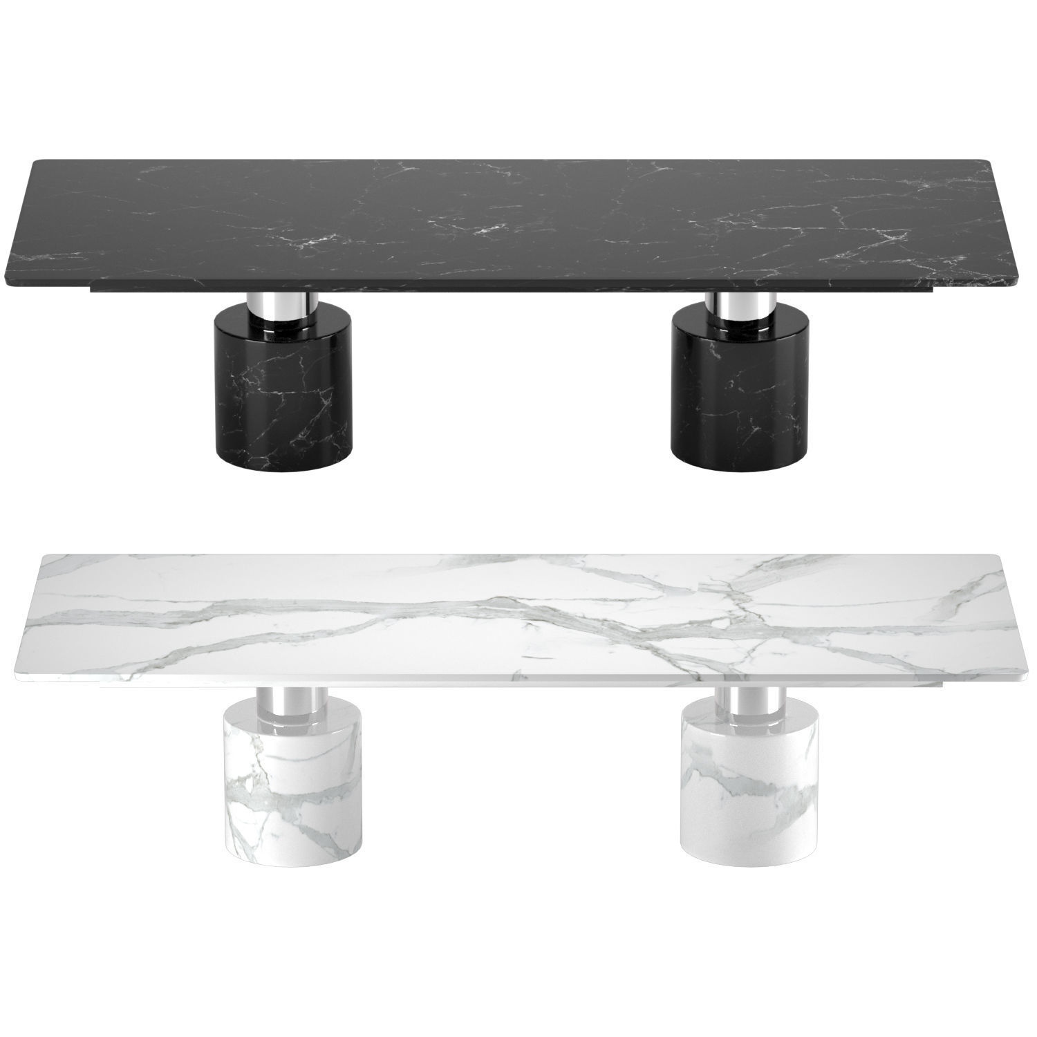 Petrey Dining Table 3D model | CGTrader