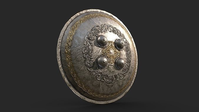 3D model Middle Eastern shield VR / AR / low-poly | CGTrader