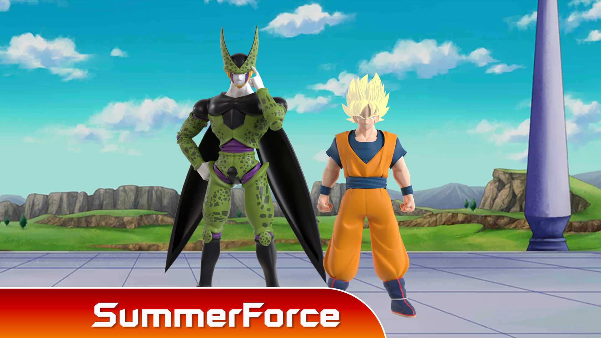 Cell Final Form - Dragonball 3D model rigged | CGTrader