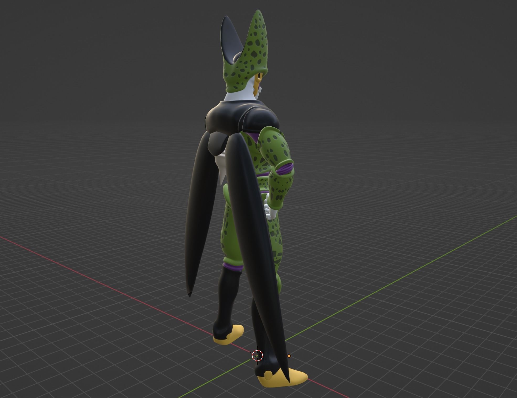 Cell Final Form - Dragonball 3D model rigged | CGTrader