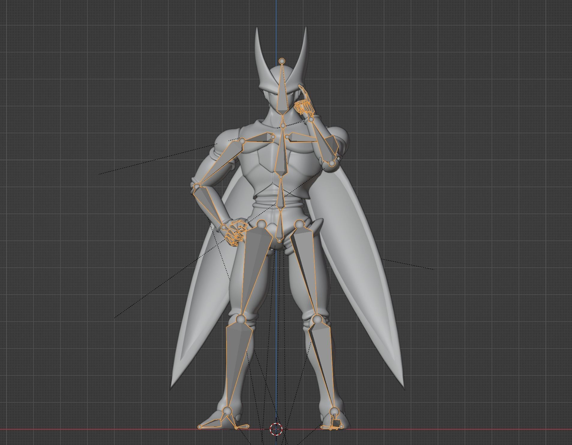 Cell Final Form - Dragonball 3D model rigged | CGTrader