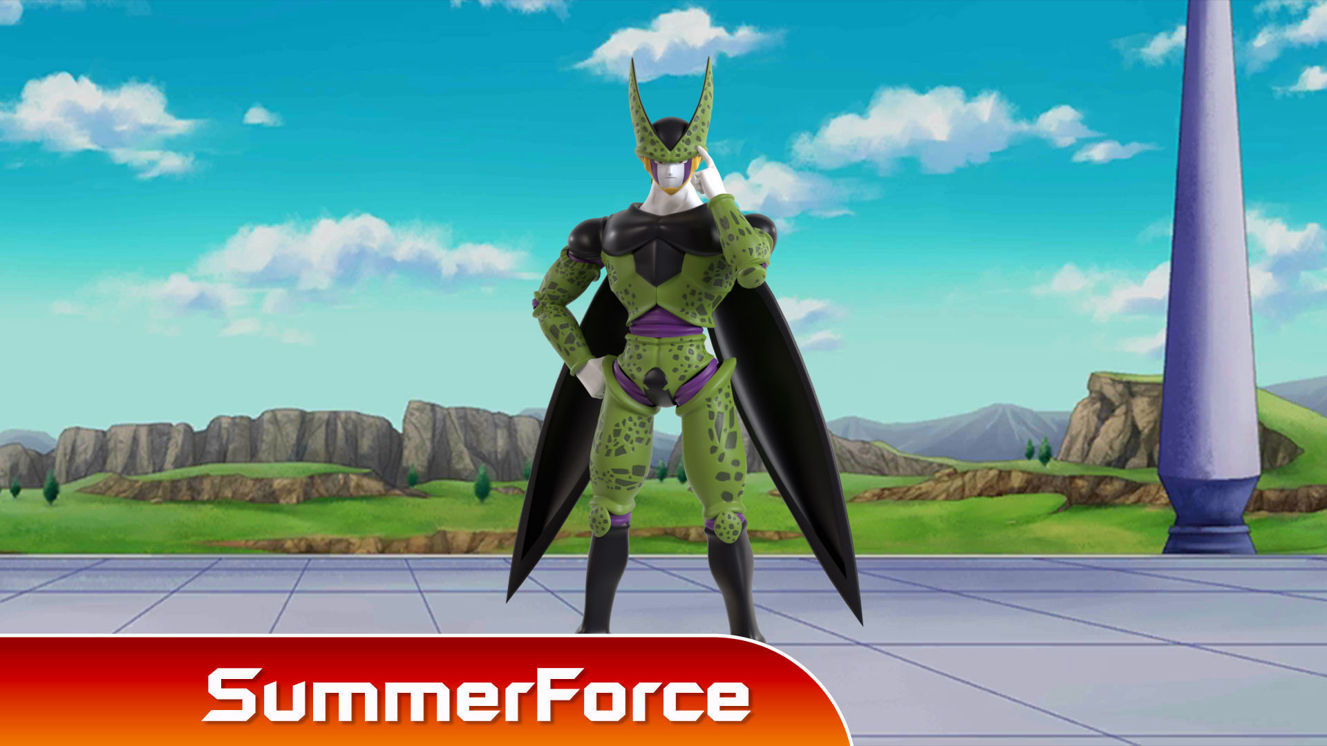 Cell Final Form - Dragonball 3D model rigged | CGTrader