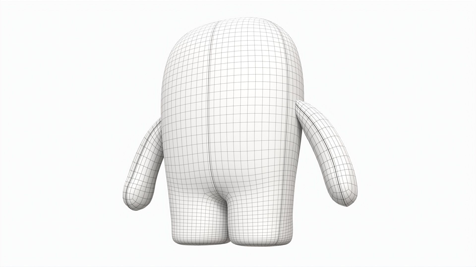 Japanese Cartoon Domo Toy 3D model | CGTrader