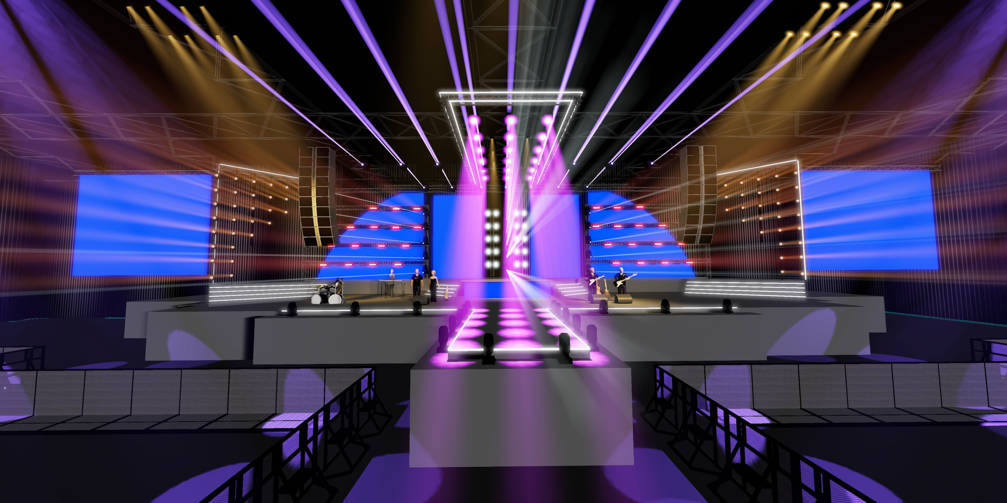 3D stage design 3D model 3D printable | CGTrader