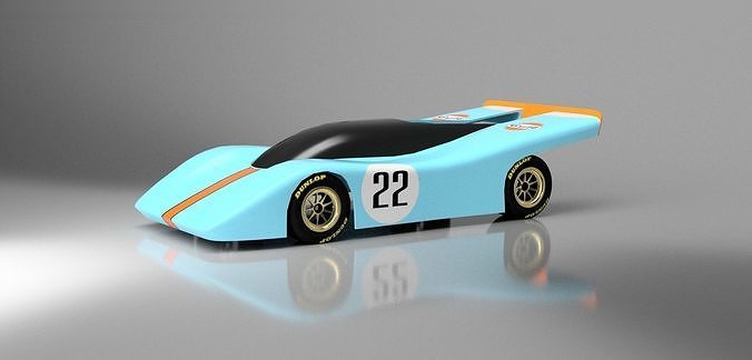Porsche 917K RC Car Shell - Precision 3D Model 3D model 3D printable ...