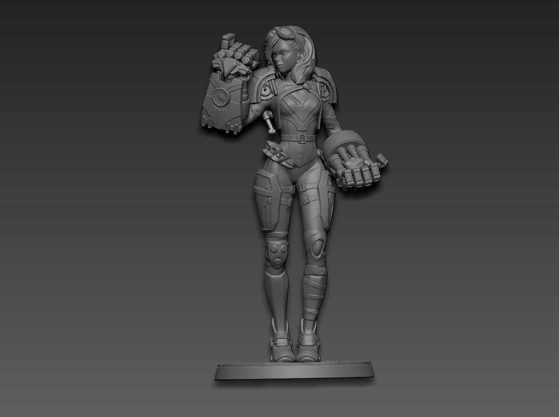 league of legends vai arcane 3D model 3D printable | CGTrader