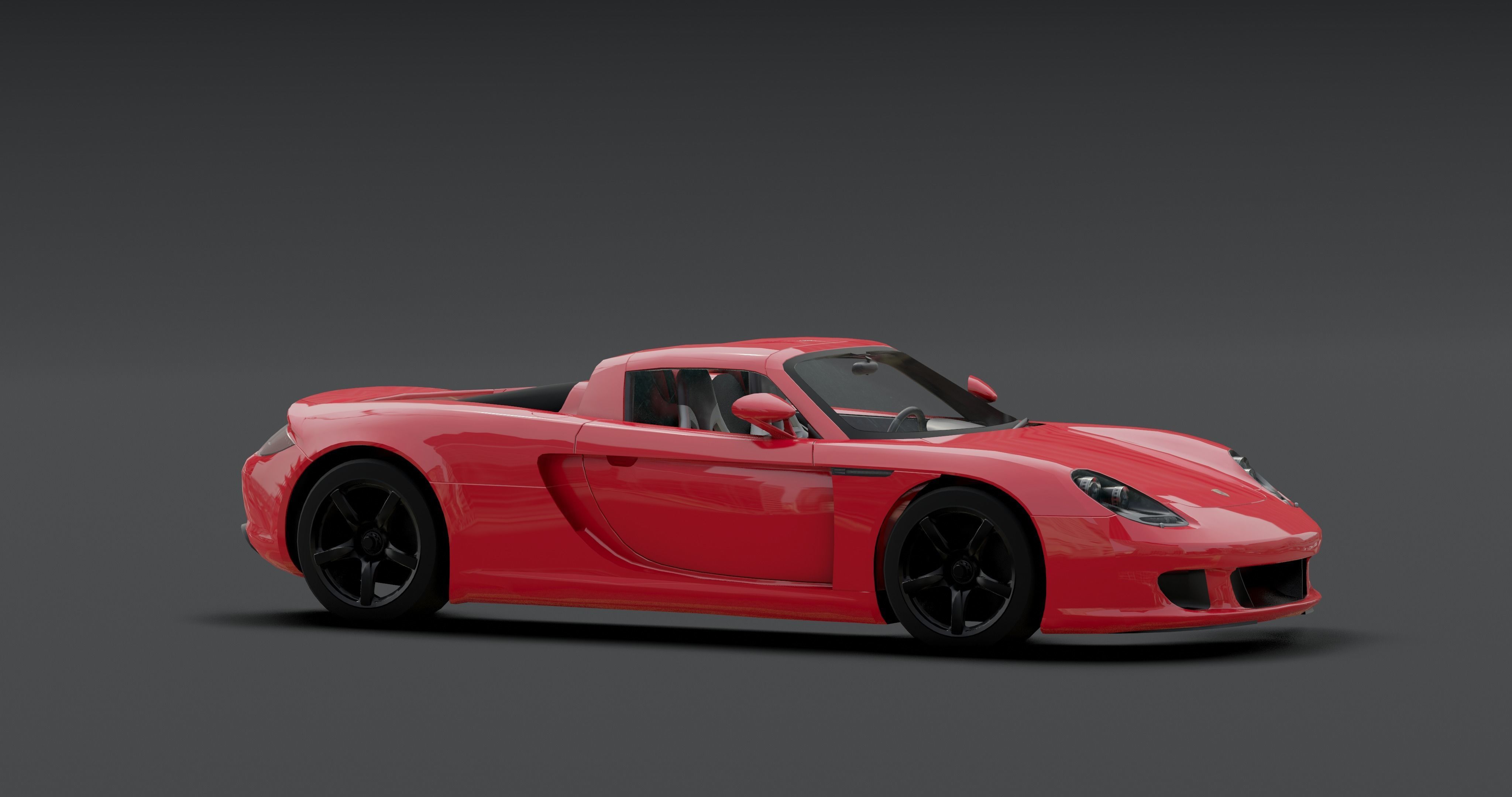 3D model Porsche Carerra GT VR / AR / low-poly | CGTrader
