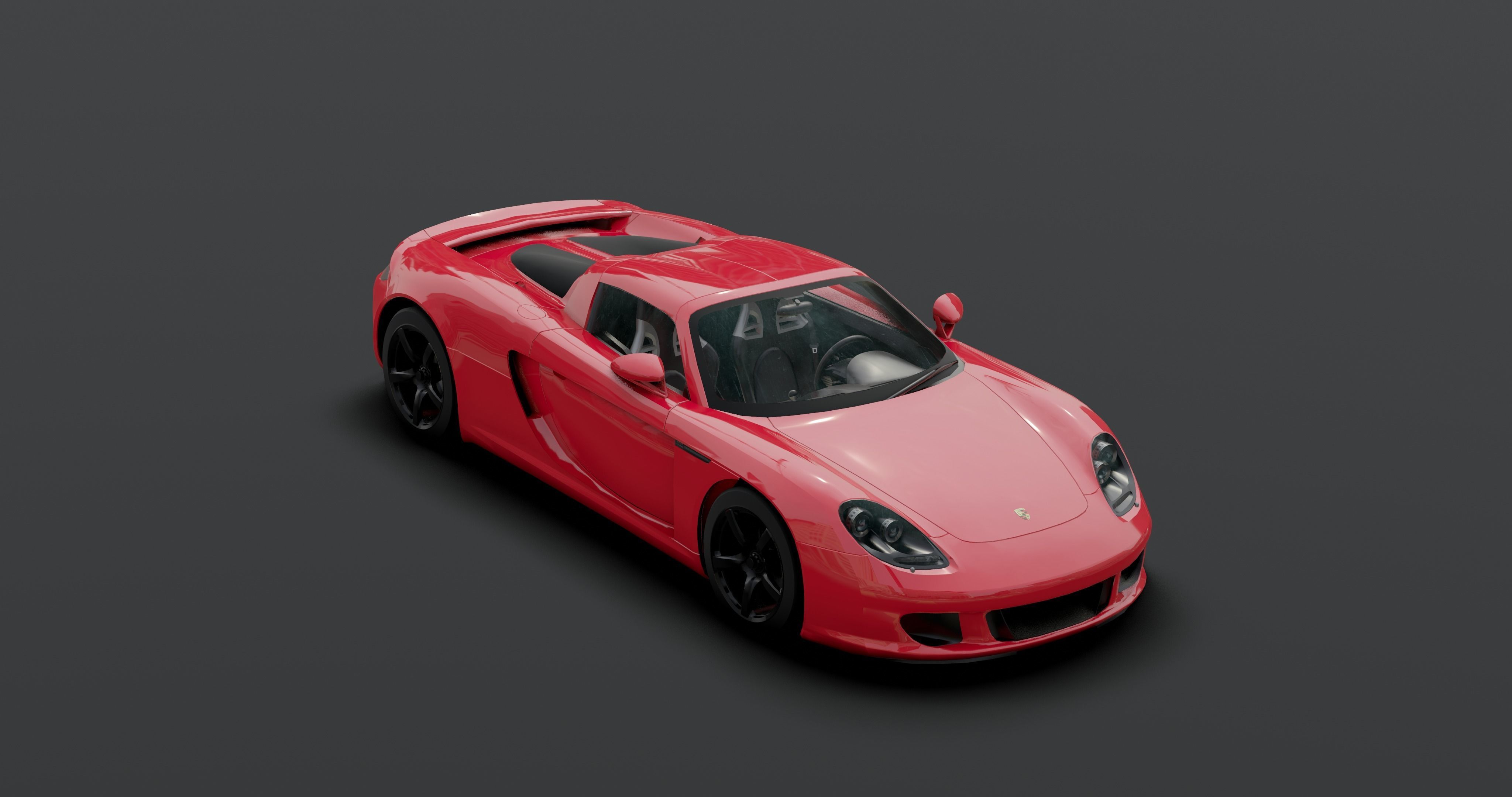 3D model Porsche Carerra GT VR / AR / low-poly | CGTrader