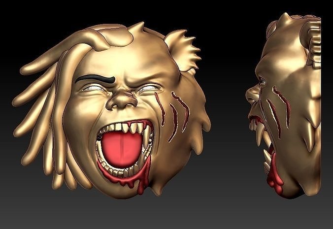 harming Half Man and Half Beast Round 3D model 3D printable | CGTrader