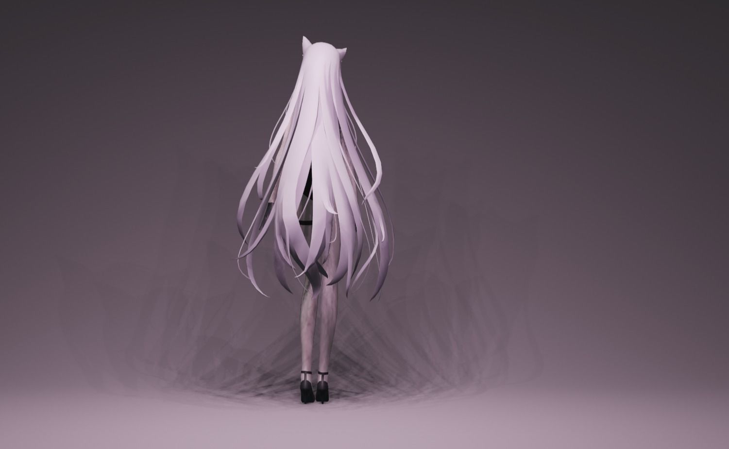 Anime Character - BA Sunaookami Shiroko 3D model | CGTrader