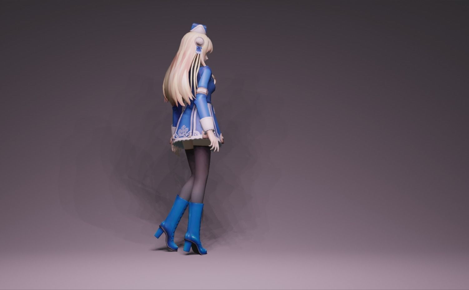 Anime Character - Unique 13 3D model | CGTrader