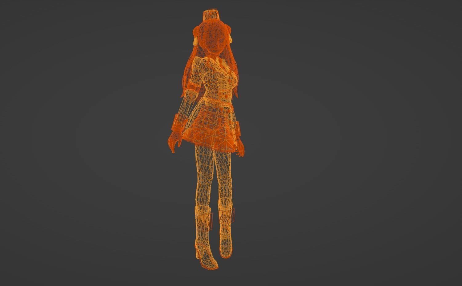 Anime Character - Unique 13 3D model | CGTrader