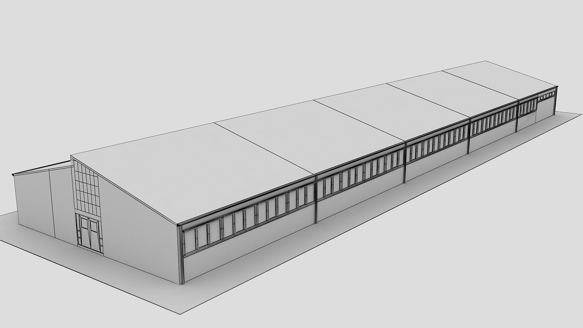 Realistic European City Block Building 3d model 01 3D model | CGTrader