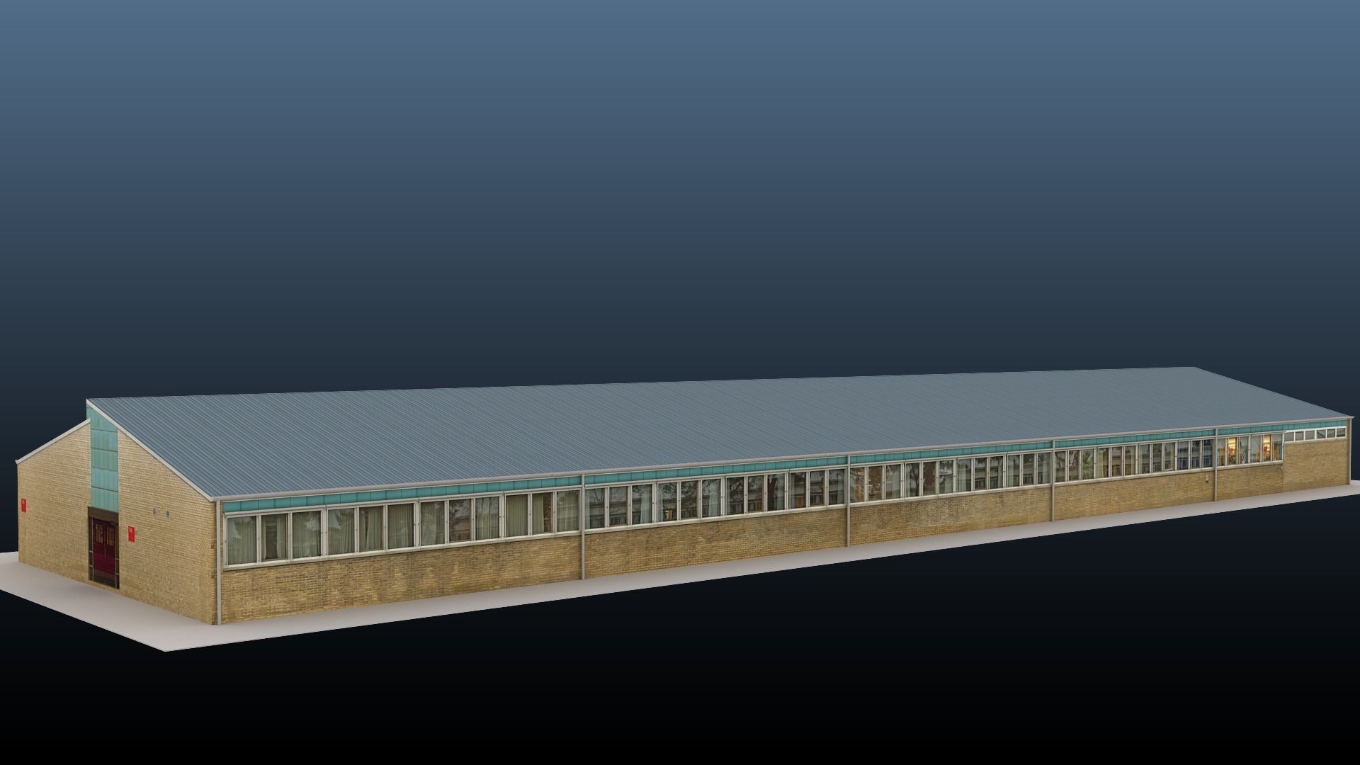 Realistic European City Block Building 3d model 01 3D model | CGTrader