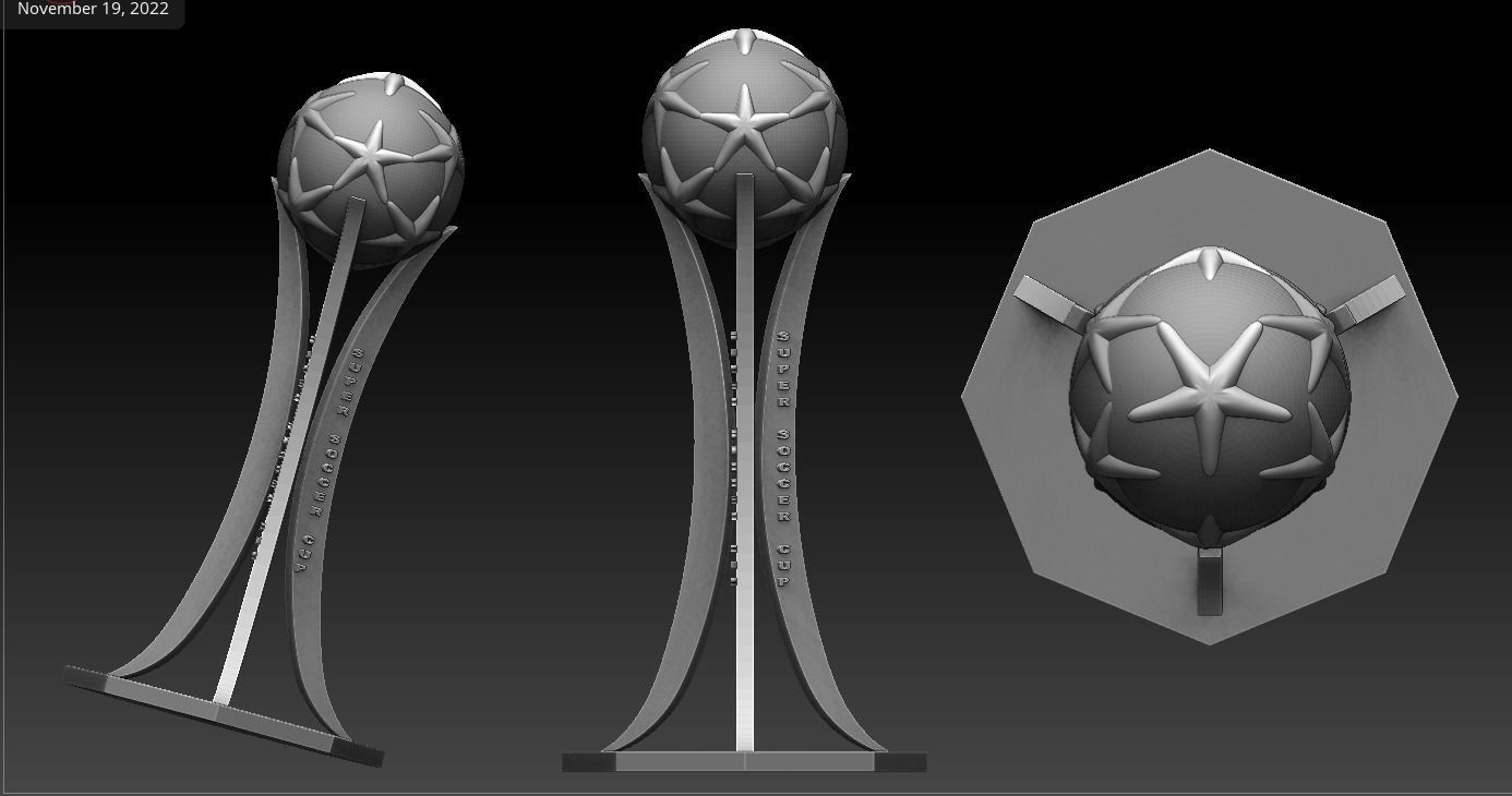 TROPHY MODEL FOR 3D PRINTING 3D model 3D printable | CGTrader