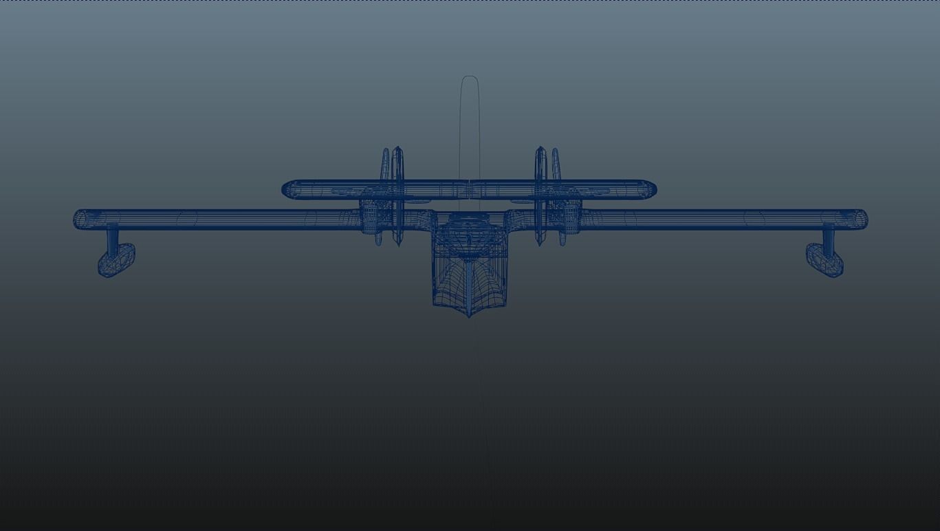Cl-415 Water Bomber 3D model | CGTrader