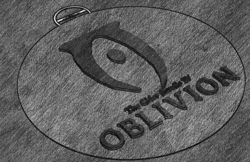 The Elder Scrolls IV Oblivion Logo Keychain 3D model 3D printable ...