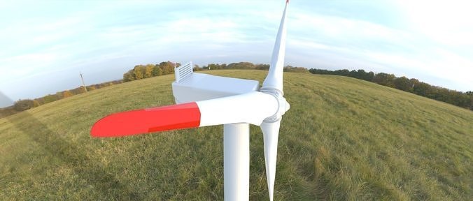 Printable Wind Turbine Model 3D model 3D printable | CGTrader