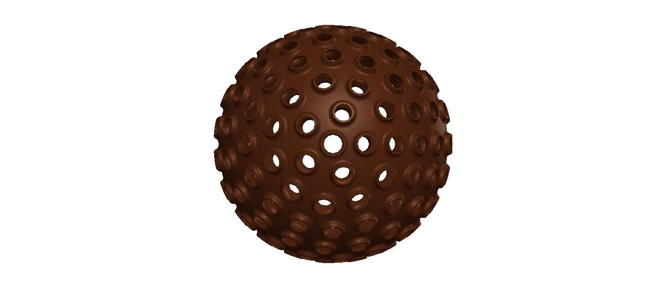 Wireframe Shape Geometric Spikes Ball 3D model 3D printable | CGTrader