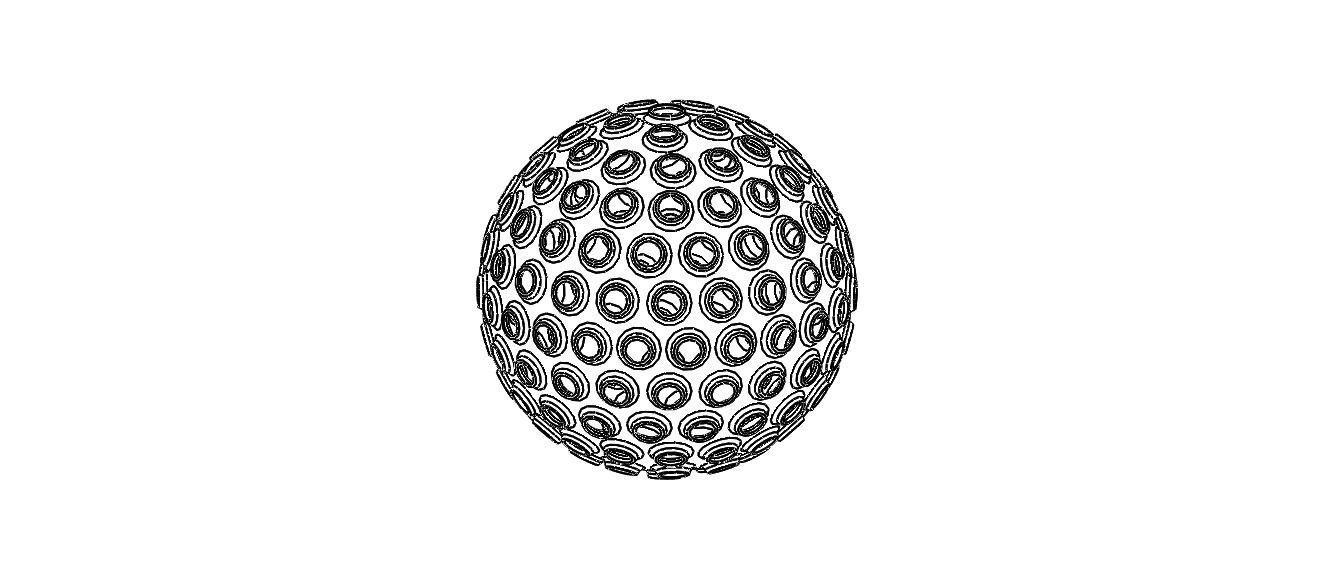 Wireframe Shape Geometric Spikes Ball 3D model 3D printable | CGTrader