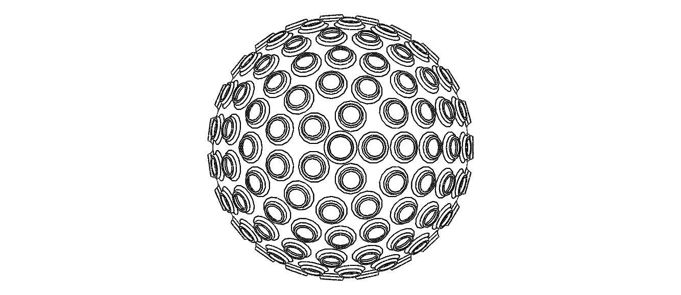 Wireframe Shape Geometric Spikes Ball 3D model 3D printable | CGTrader