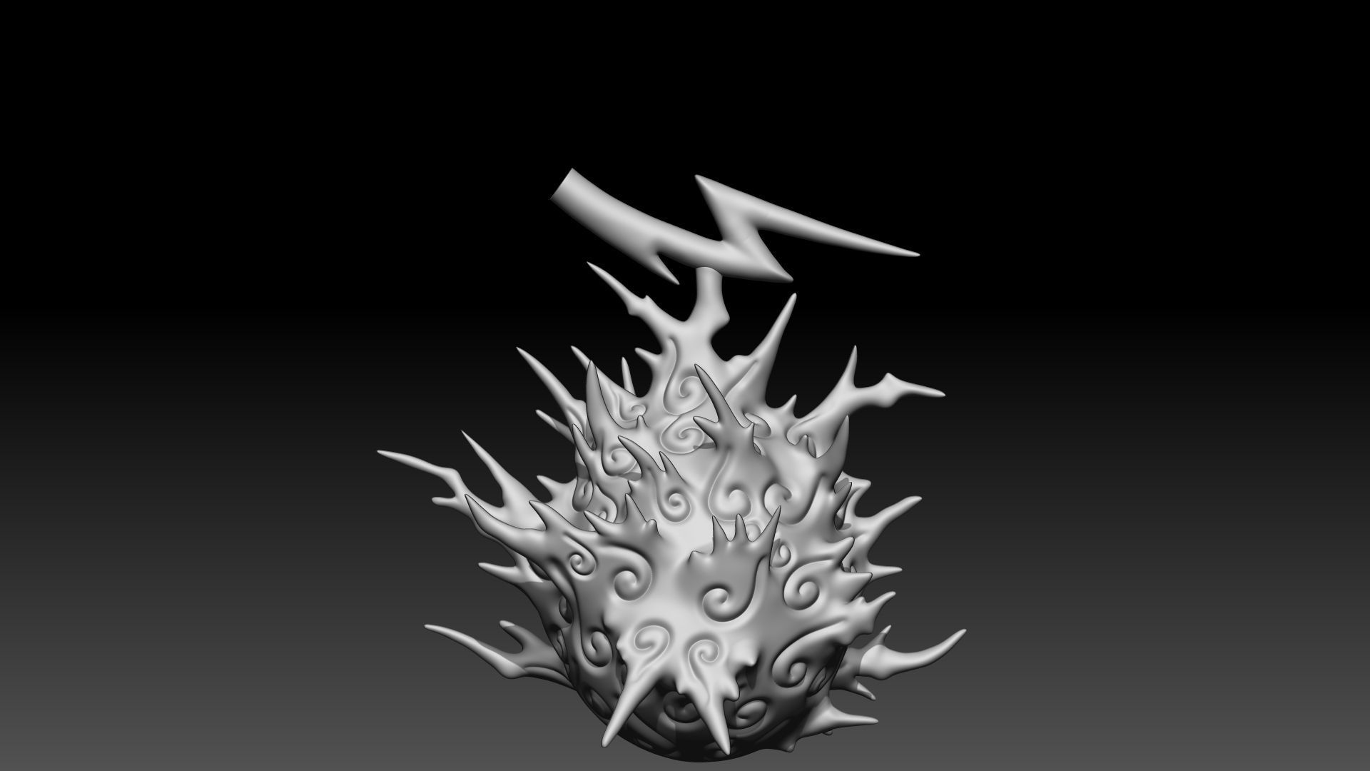 Goro Goro no Mi One Piece Devil Fruit 3D model 3D printable | CGTrader