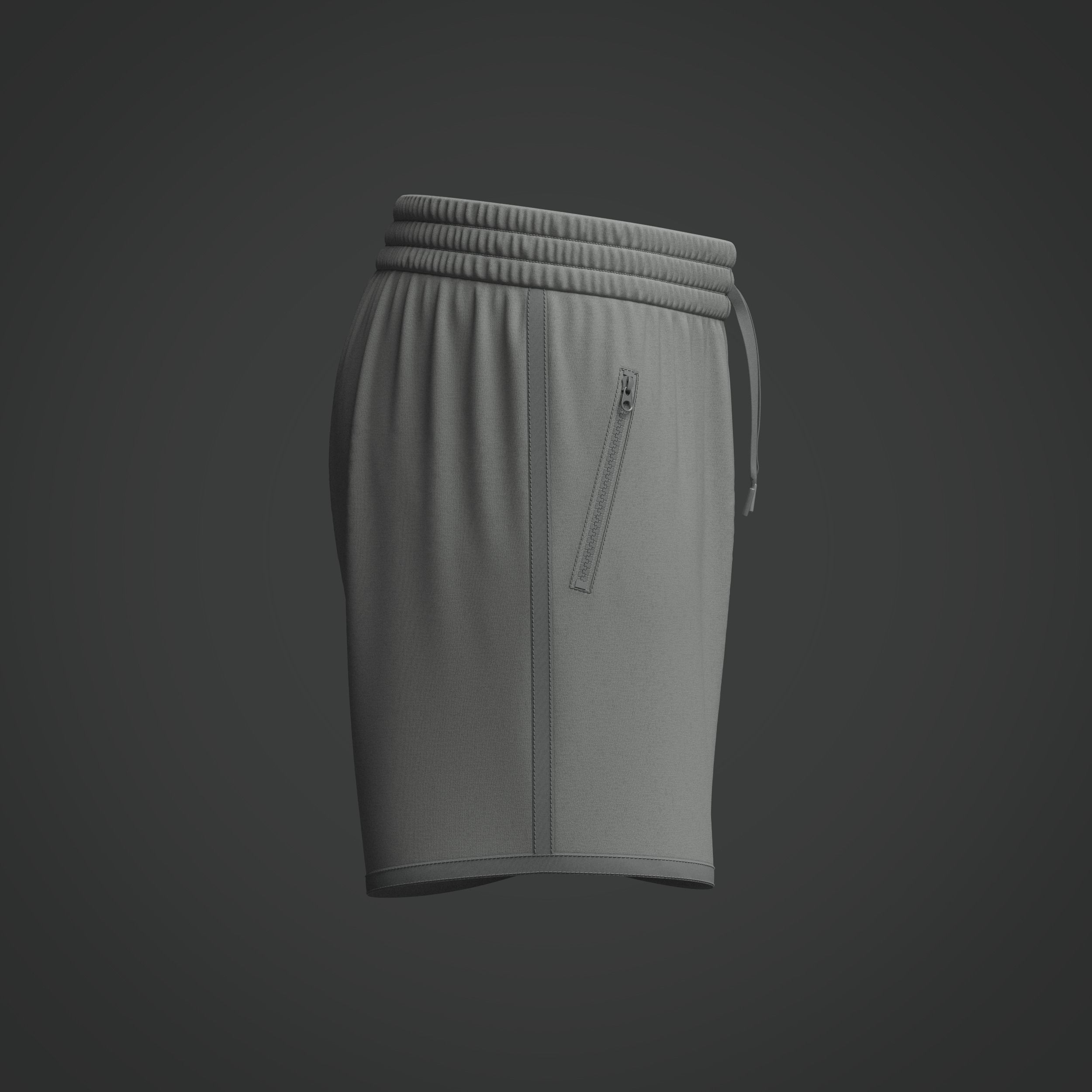 Regular Shorts 3d Model 3D model | CGTrader