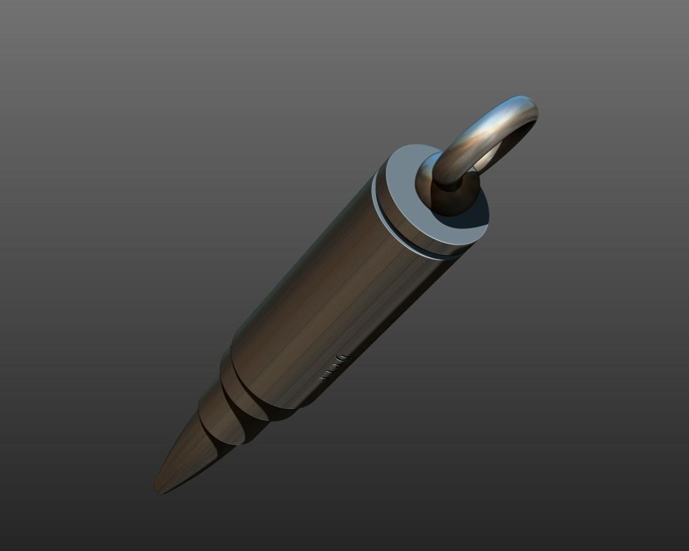 Bullet pendant stash jewelry 3d model for printing STL 3D model 3D ...