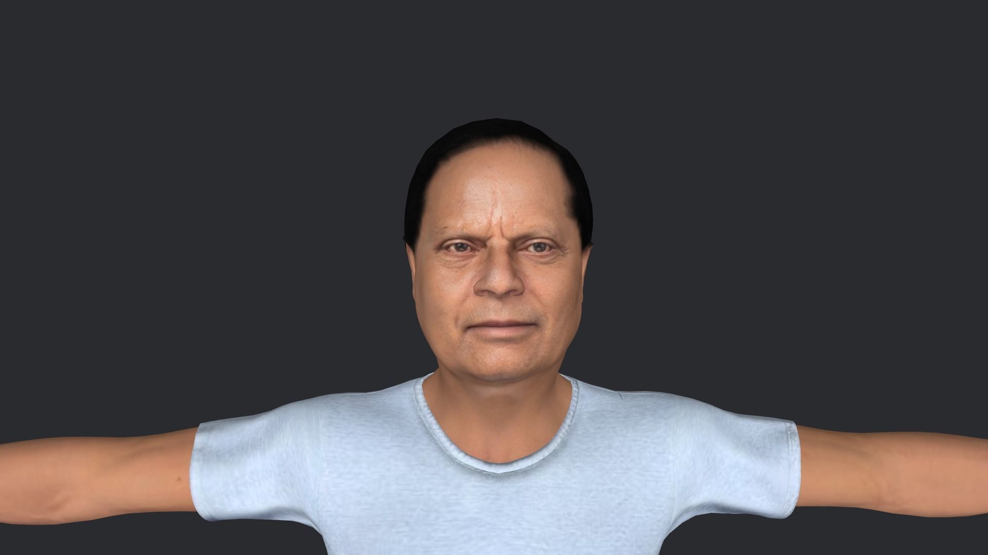 Moses Nagamootoo Hyper Realistic Full Body Rigged Character 3D model ...
