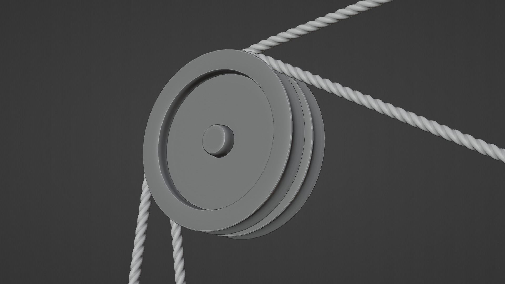 Mechanical Pulley Animated 3 3D model animated | CGTrader