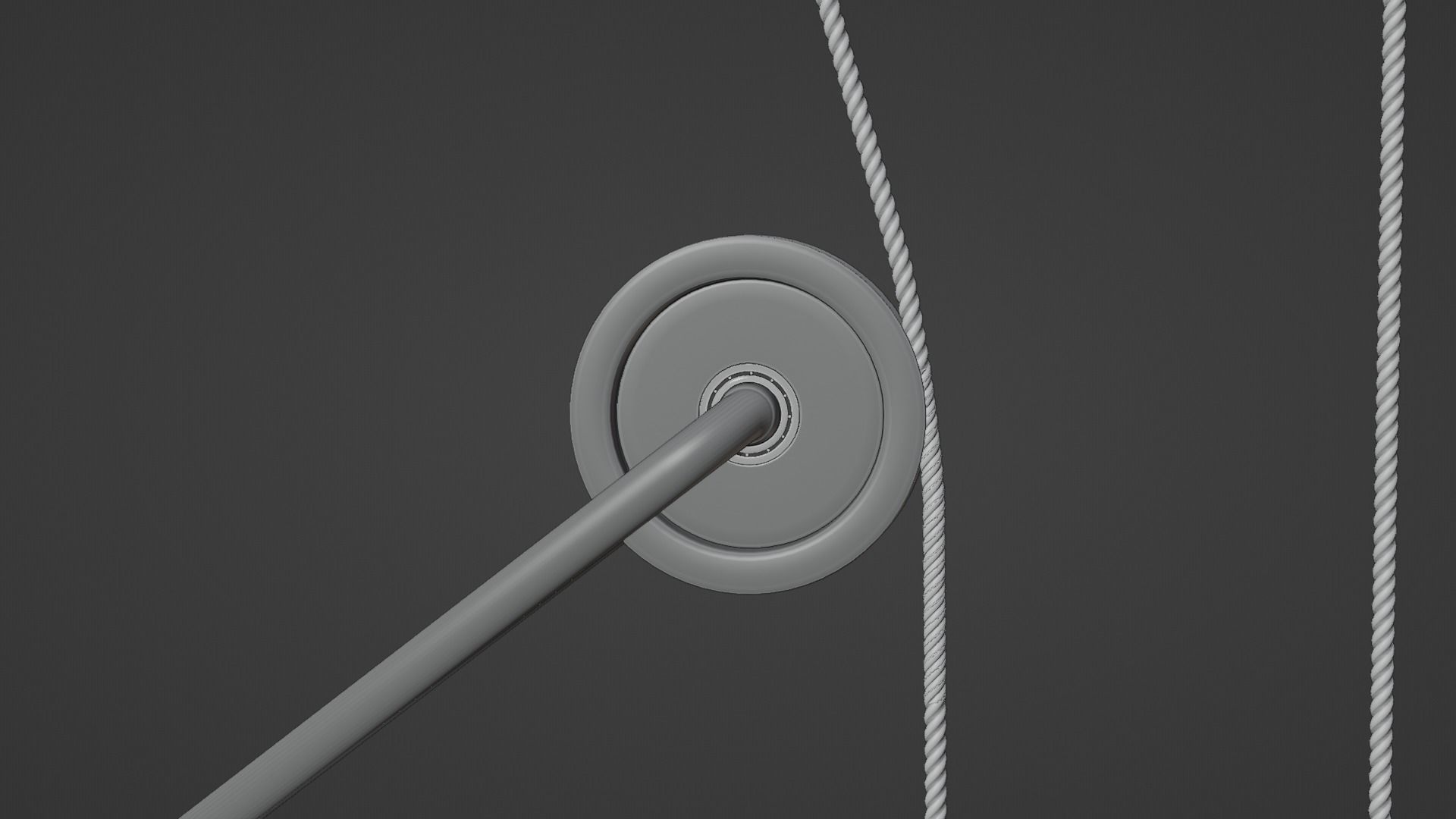 Mechanical Pulley Animated 4 3D model animated | CGTrader