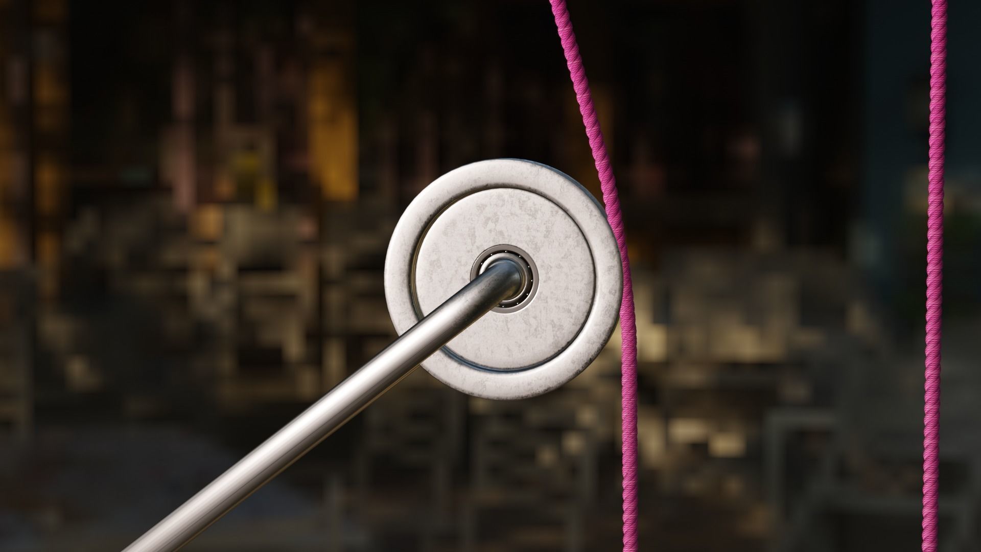 Mechanical Pulley Animated 4 3D model animated | CGTrader