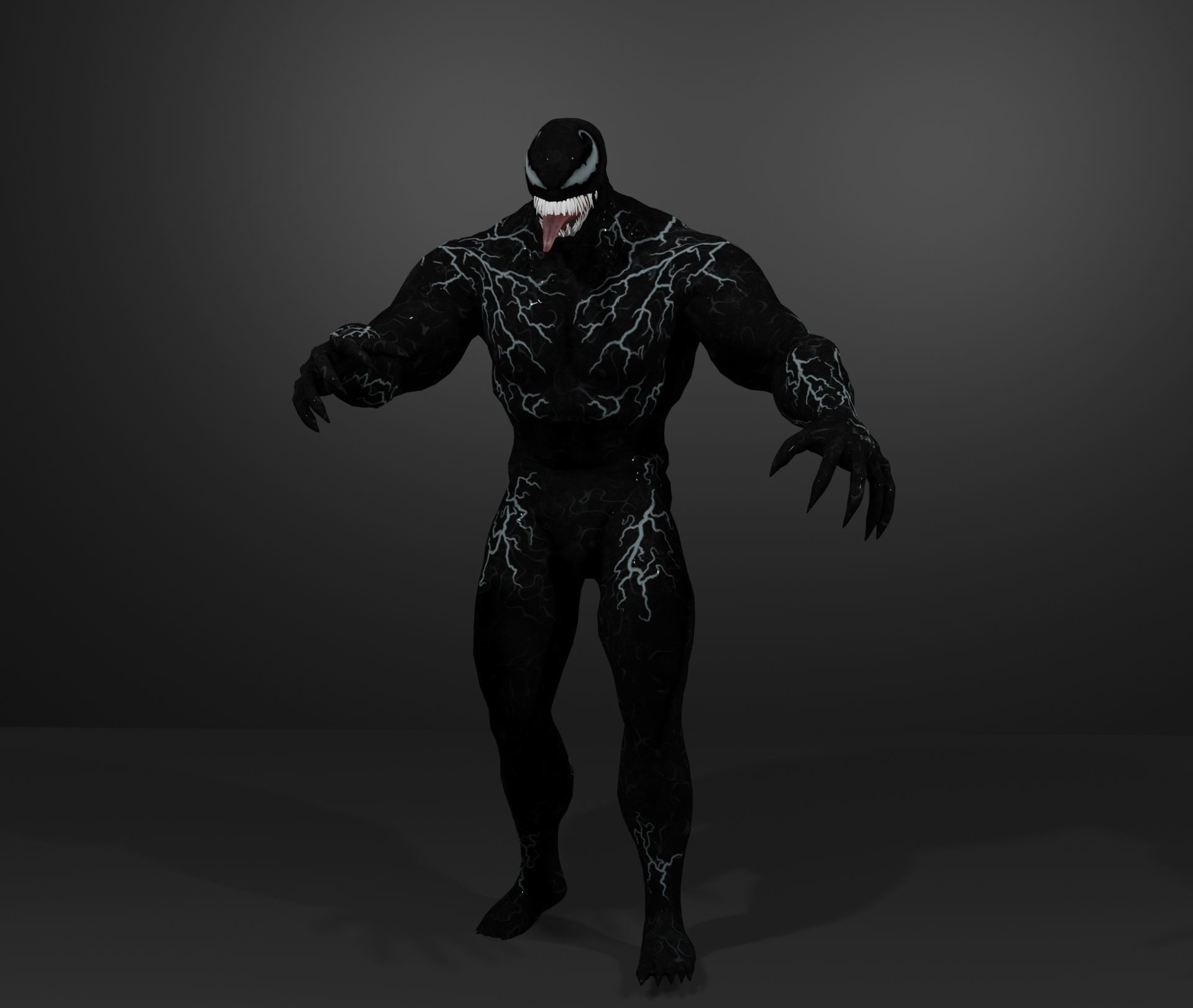 venom 3D model animated rigged | CGTrader