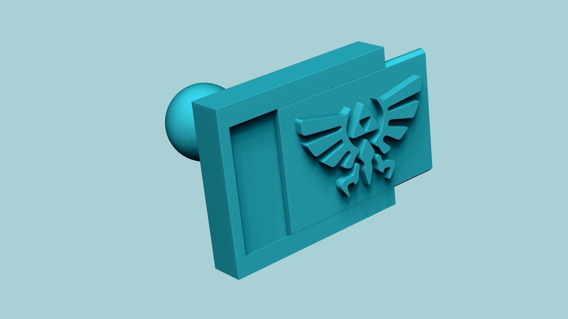Stamp 102 - Zelda Icon - Fondant Decoration Maker Toy 3D model 3D ...